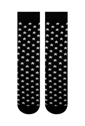 Moxy Socks Super Stars Crew Socks | Star Pattern Crew Socks