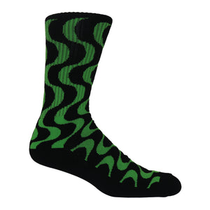 Wavy Crew Socks